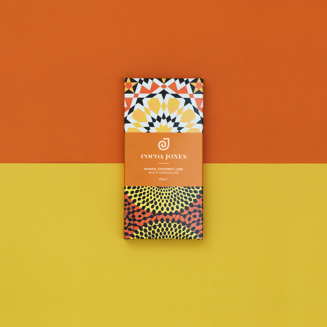 Mango, Coconut, Lime – Cocoa Jones Chocolate